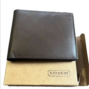 Coach | Accessories | Authentic Coach Leather Money Clip | Poshmark